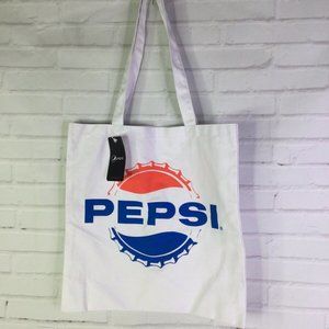 Bioworld | Bags | Pepsi Cola Soda Retro Logo Fabric Shopper Tote Bag ...